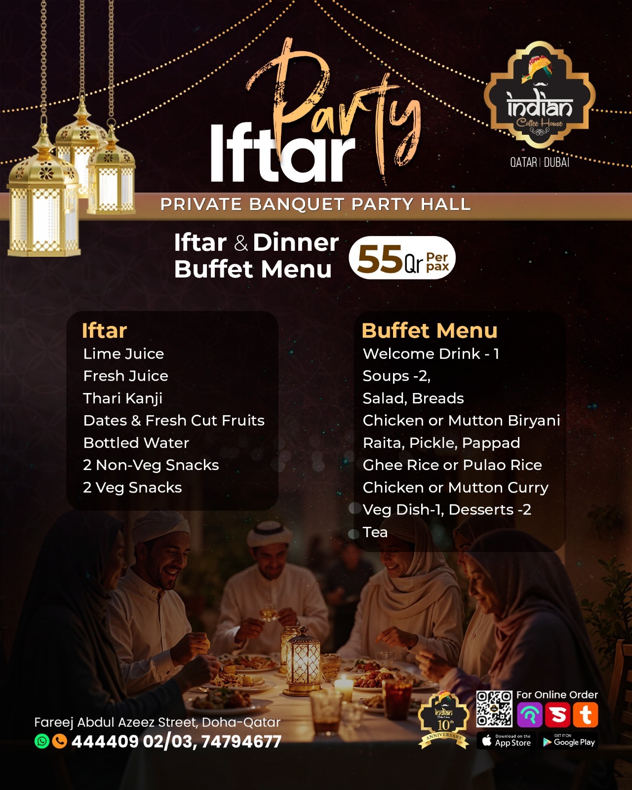 Best Iftar Buffet in Doha – Indian Coffee House Ramadan Special ...